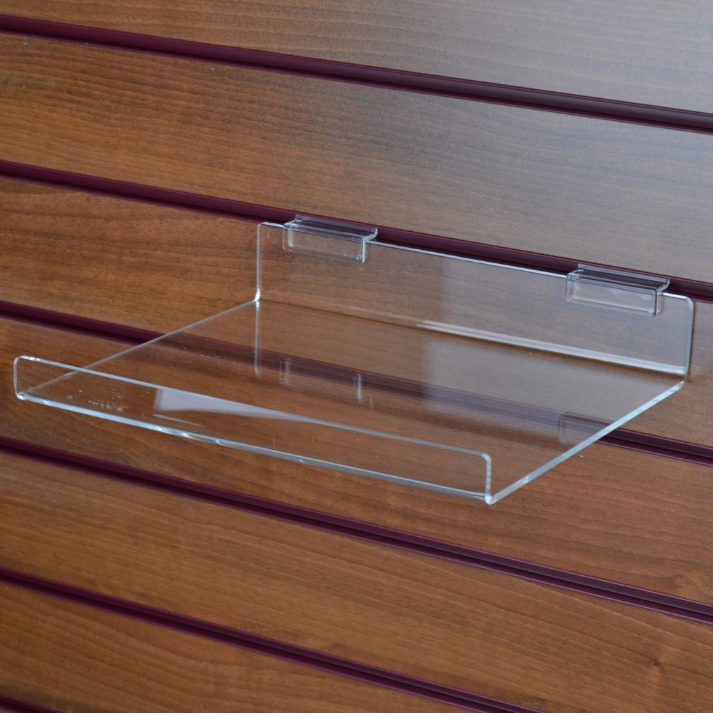 Slat Wall Shelves with Lip | The Display Centre | Buy Now