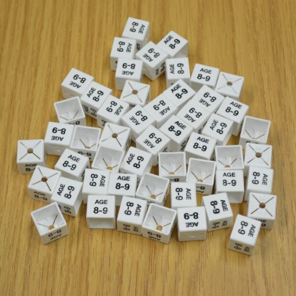 Buy Children's Age Range Size Cubes for Hangers | Display Centre UK