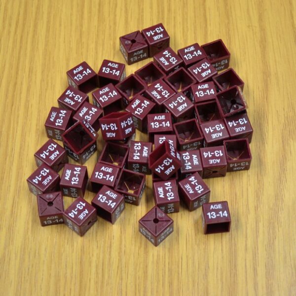 Buy Children's Age Range Size Cubes for Hangers | Display Centre UK