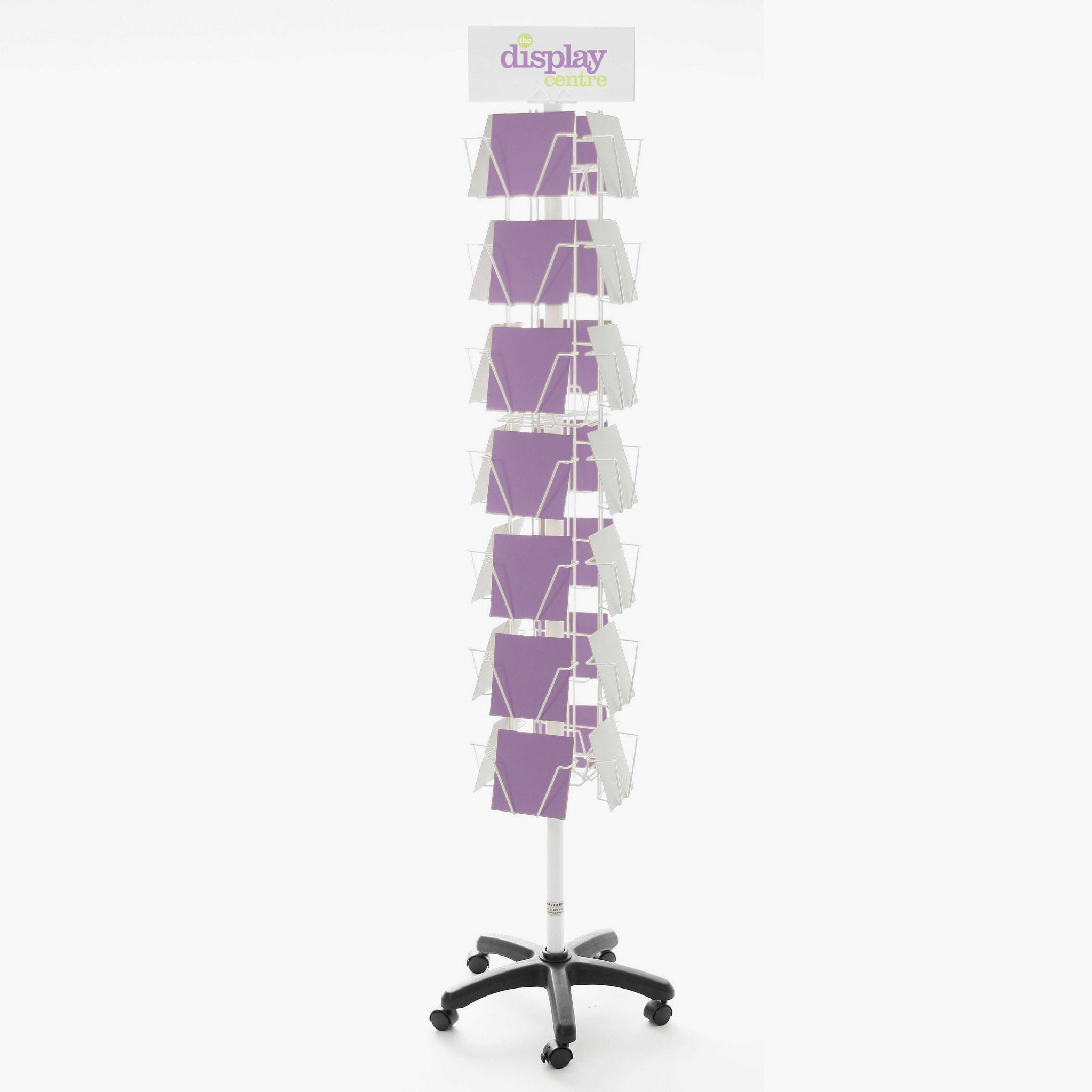 28 Pocket Card Spinner for 6” Square Cards - The Display Centre