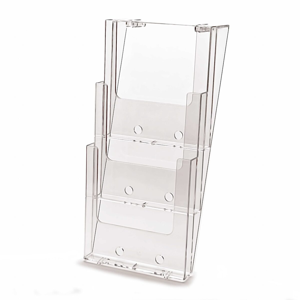 Three tiered A4 leaflet holder - The Display Centre