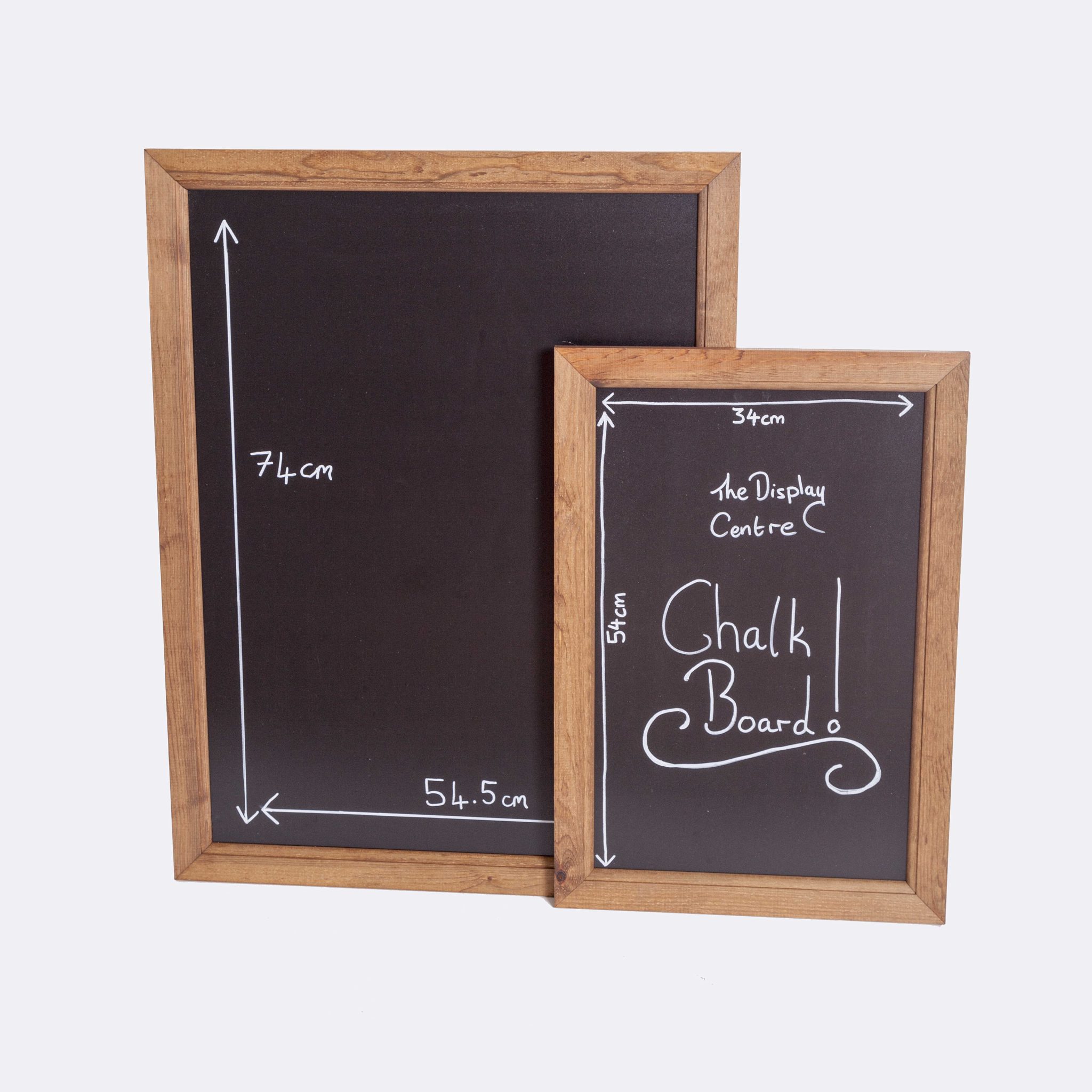 Wall Mounted Chalkboards | Wooden Frames