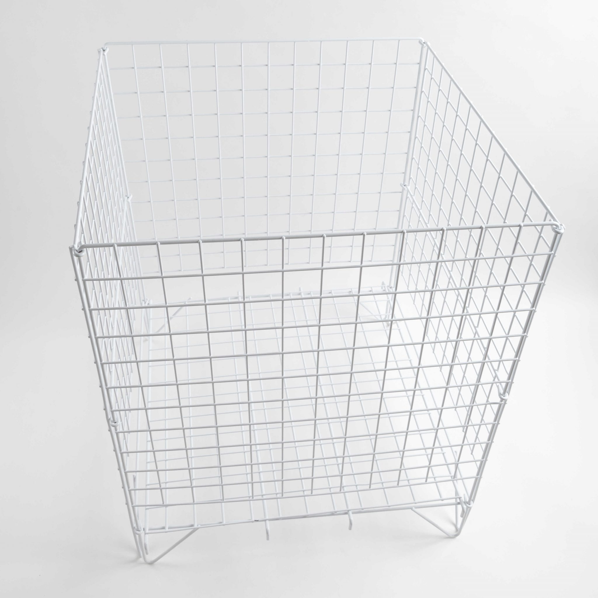 Chrome Grid Cube Display - 4 Compartments - The Display Centre