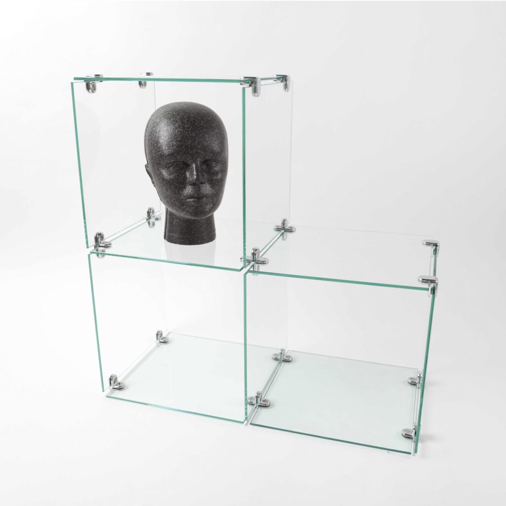 Glass Cube Display Units | Glass Cases | Flat-Packed Kits