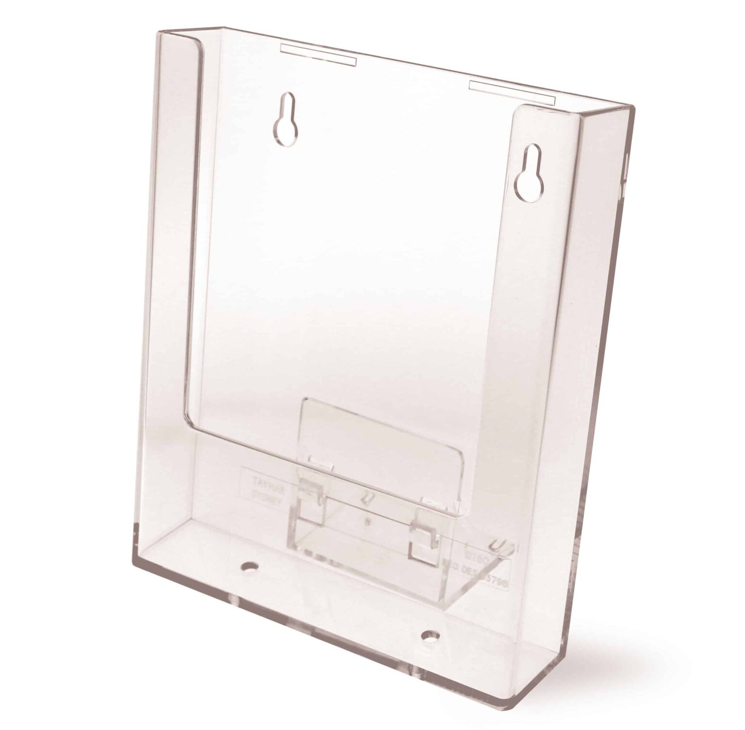A5 Portrait Leaflet Holder for wall fixing or freestanding