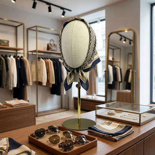 Linen Display Head With Stand - The Display Centre