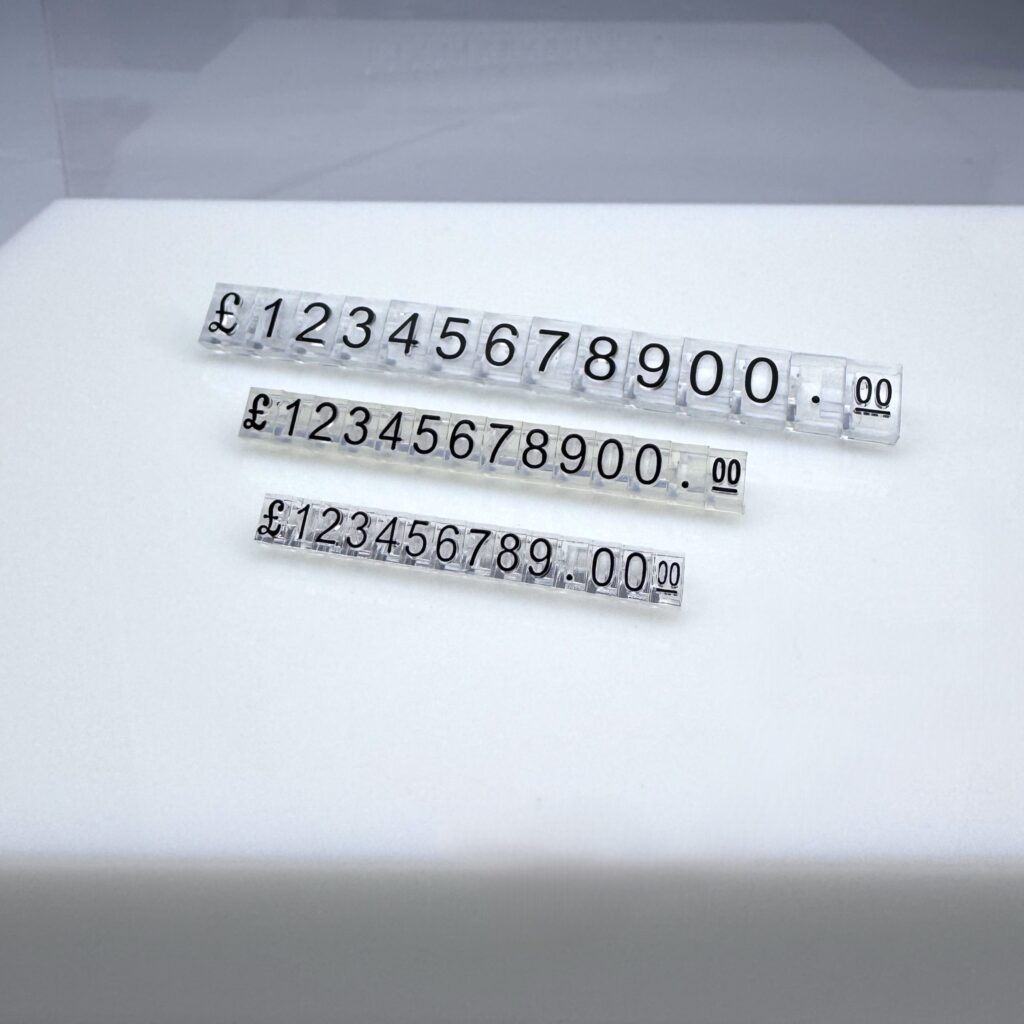 Price Cube Kits for Retail | Bespoke Colours, Sizes & Fonts