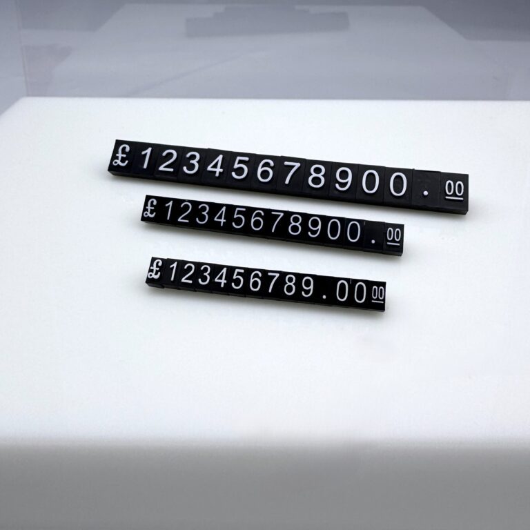 Price Cube Kits for Retail | Bespoke Colours, Sizes & Fonts